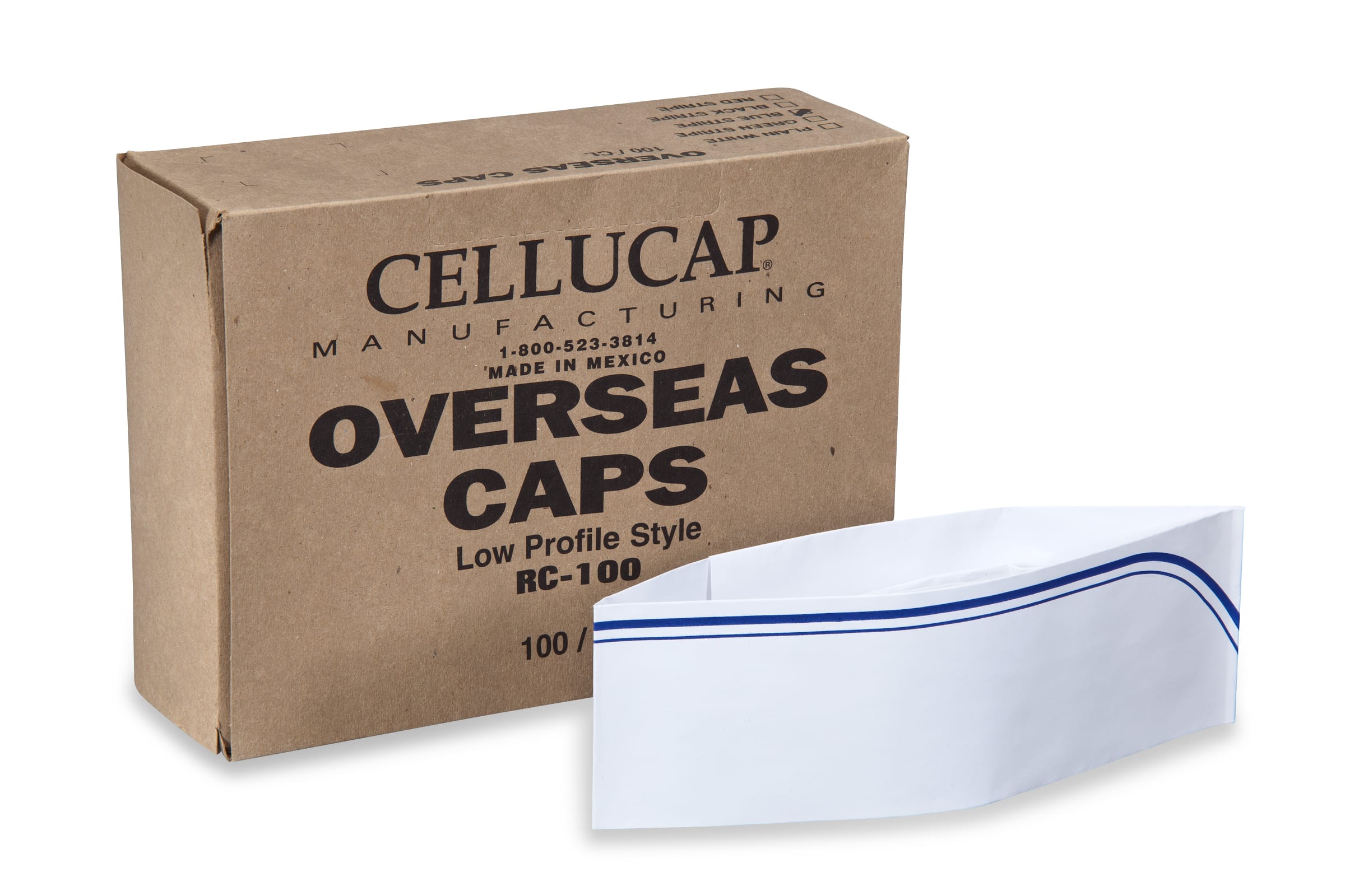 HC1210 - Overseas Caps - Dependable Plastic