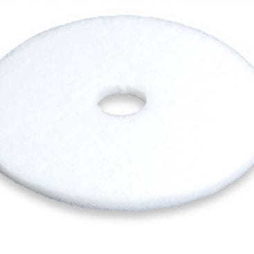 White Buffing & Polishing Pads 17" - Dependable Plastic